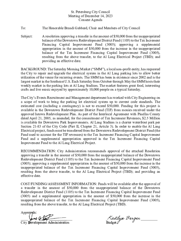 Fillable Online The Honorable Brandi Gabbard, Chair and Members of City ...