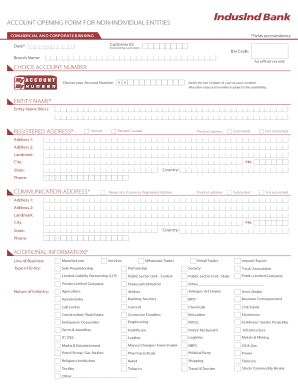 Fillable Online Corporate Banking Services in India Fax Email Print - pdfFiller