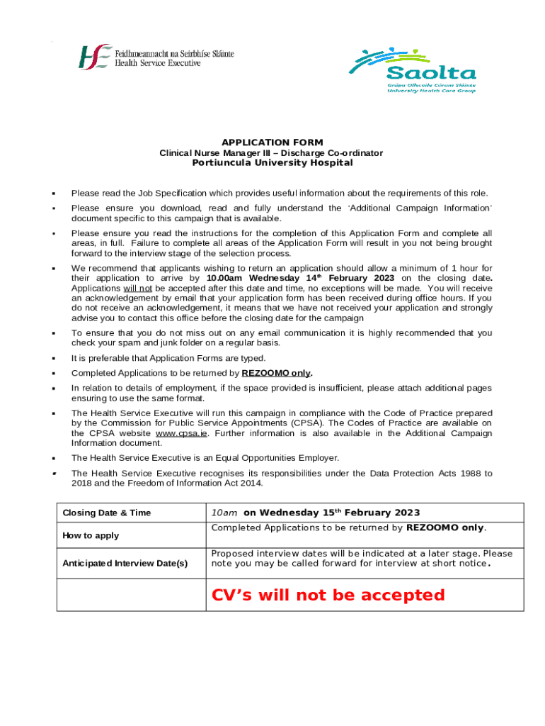 31300 - Nursing coordinators and supervisors - Unit Group Doc Template | pdfFiller