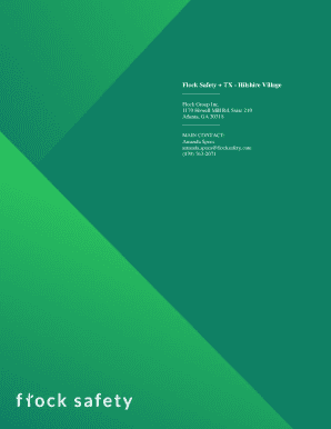 Fillable Online Flock SafetySafety for every situation Fax Email Print ...