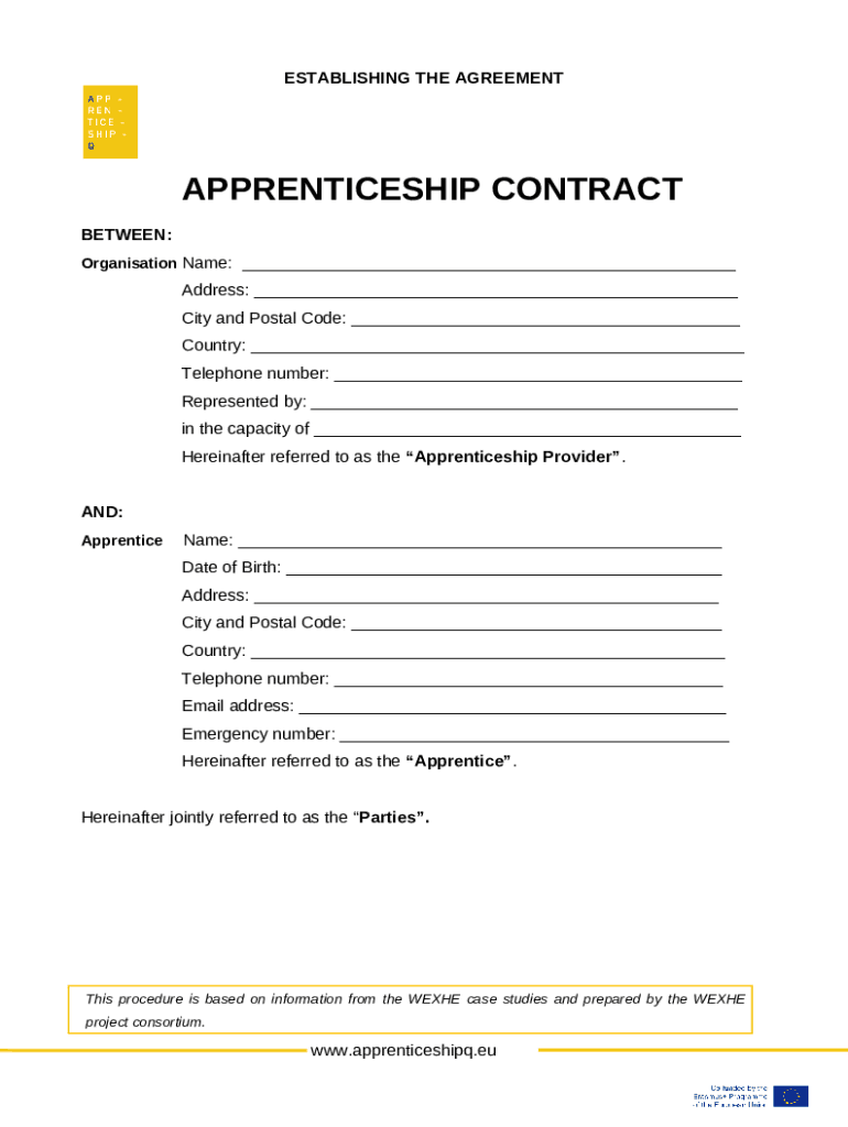 Apprenticeship in Building Construction - FRASER Doc Template | pdfFiller