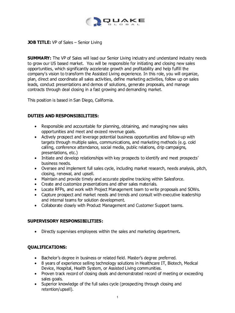 Fillable Online Brent Rodriguez Returns to WellQuest Living as VP of ...