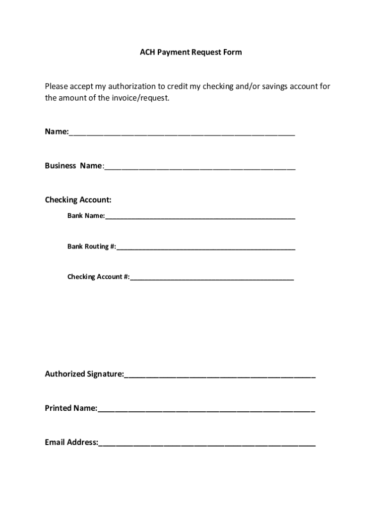 Fillable Online Will online stores ever accept ACH payment? Fax Email Print - pdfFiller