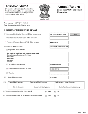 Fillable Online Form - MGT 7 - AR 21-22. Form - MGT 7 - AR 21-22 Fax ...