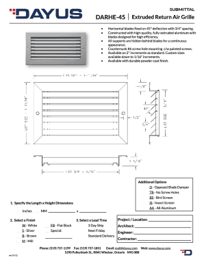 Fillable Online 902 Series Aluminum Airfoil Blade Single Deflection ...