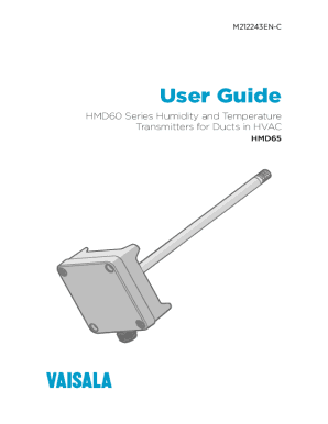 Fillable Online HMD65 User Guide in English M212243EN-C. HMD60 Series ...