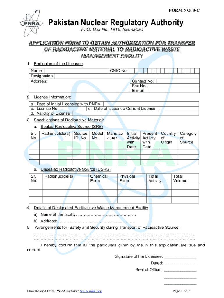 Fillable Online NRC Form 540 - Uniform Low-Level Radioactive Waste ...