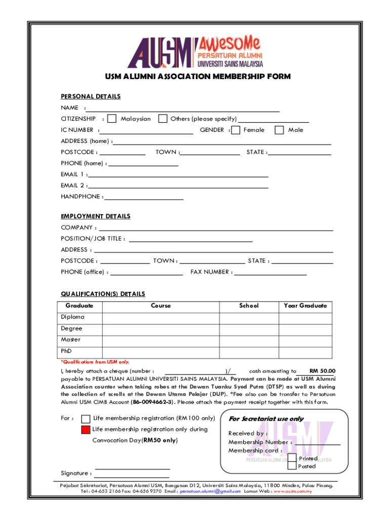 Fillable Online Southern Miss Alumni Association - What's New with You? Fax Email Print - pdfFiller