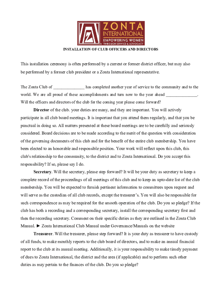 Fillable Online Rotary International - Information Papers ...