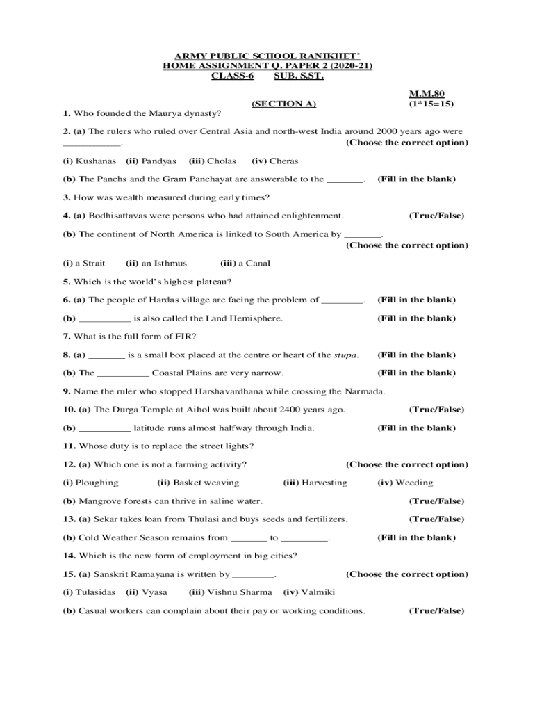 Fillable Online army public school ranikhet Fax Email Print - pdfFiller