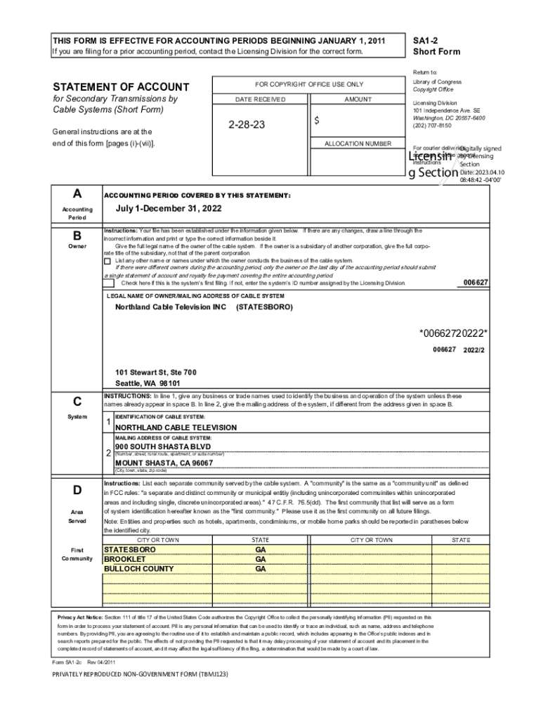 Fillable Online Notice: Form CBT-R (Short - Period Tax Return and ...