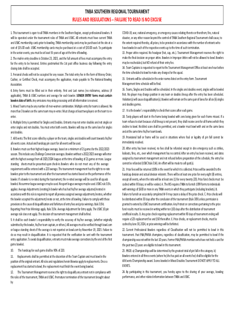 Fillable Online rules and regulationsfailure to read is no excuse Fax Email Print - pdfFiller