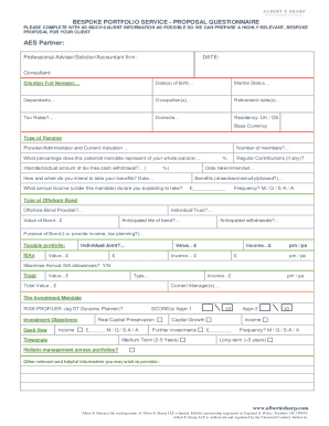 Fillable Online Custom Proposal Template Fax Email Print - pdfFiller