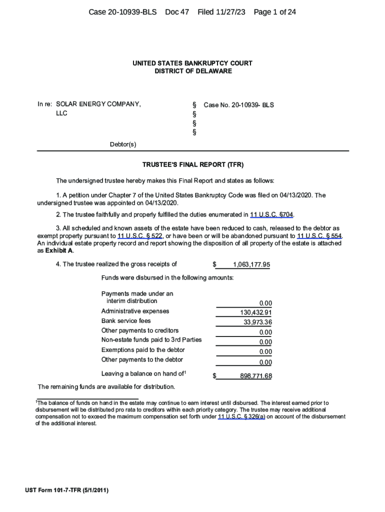 Fillable Online Case 20-10939-BLS Fax Email Print - pdfFiller