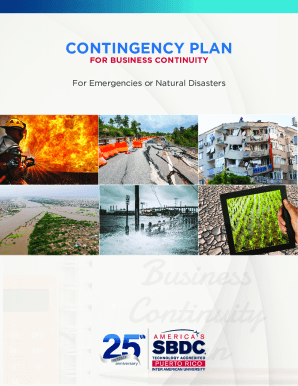 Fillable Online Contingency plan examples: A step-by-step guide to help ...