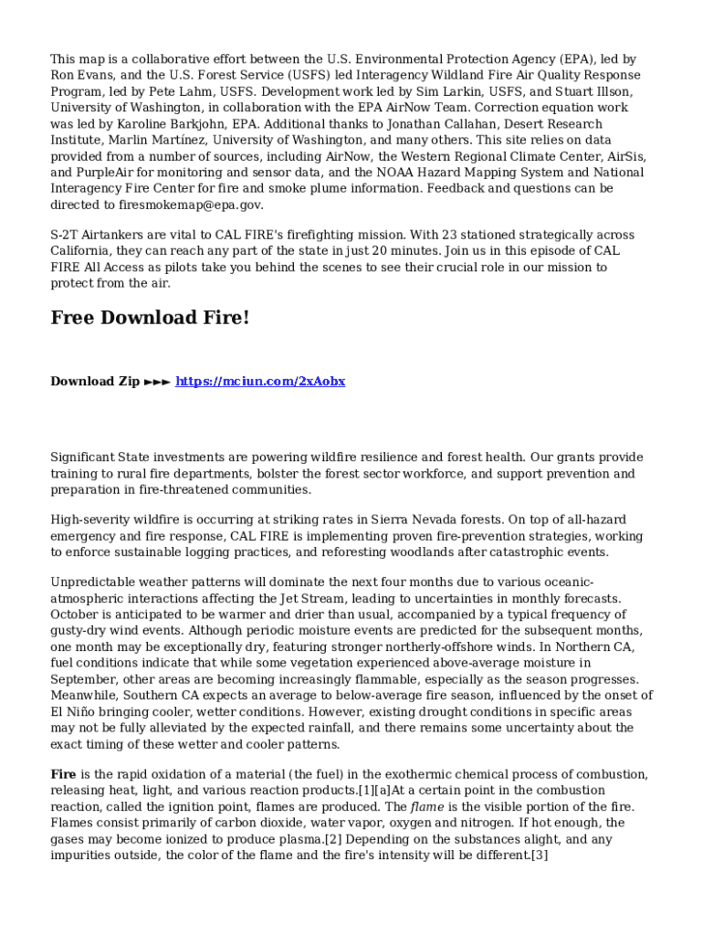 Fillable Online Sensor Data on the AirNow Fire and Smoke Map Fax Email ...