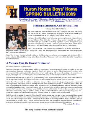 Fillable Online Huron House Boys' Home : Lambton County, ON Fax Email Print - pdfFiller