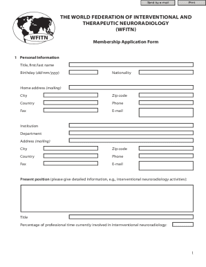 Fillable Online Now online: Federation Assembly Application form Fax ...