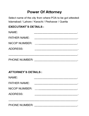 Fillable Online Pakistan 1st Ever Digital Power of Attorney Service Fax ...