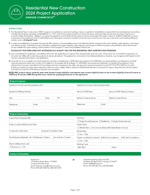 Fillable Online Residential New Construction Program Overview Fax Email Print - pdfFiller