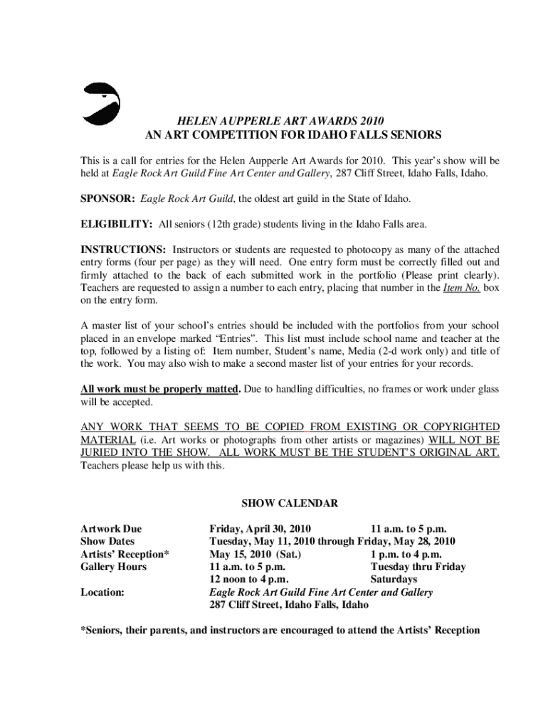 Fillable Online erag qwestoffice Legendary Locals of Idaho Falls ...