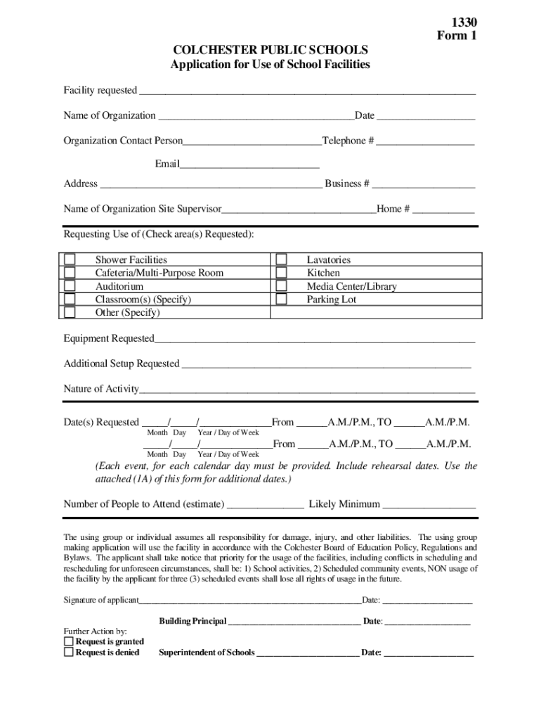 Fillable Online 1330 Form 1 Fax Email Print - pdfFiller