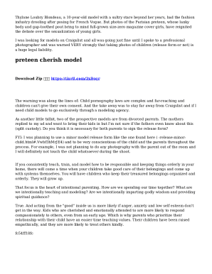 Fillable Online 10-Year-Old Model's Grown-Up Look - ABC News Fax Email ...