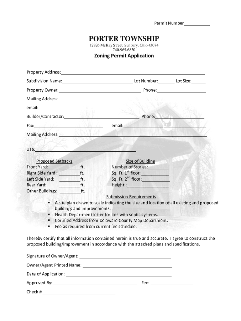 Fillable Online Form CenterResidential Zoning Certificate Application ... Fillable Online Form CenterResidential Zoning Certificate Application ...