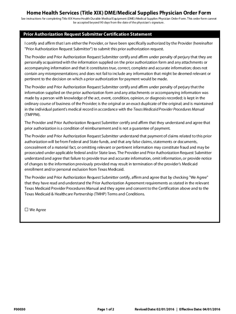 Fillable Online Home Health Services (Title XIX) Jackson Pharmacy Order Form Fax Email Print ...