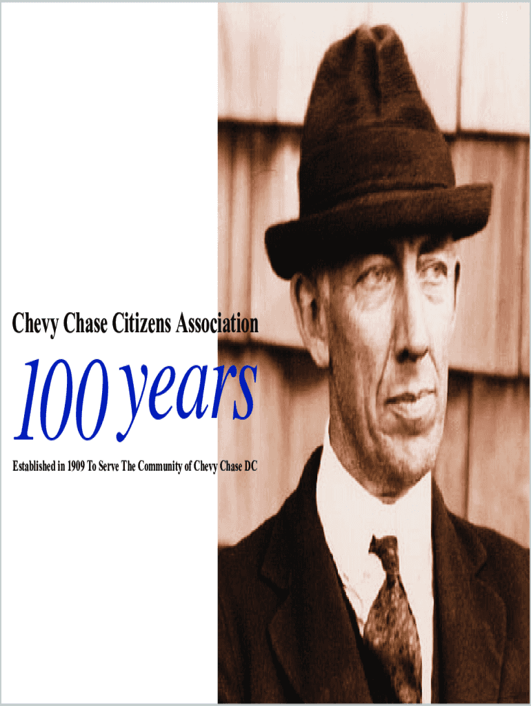 Fillable Online Chevy Chase Community AssociationWashington D.C. DC Fax ...