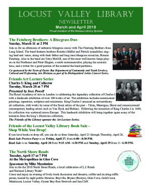 Fillable Online Nassau Library System - Locust Valley Public Library ...