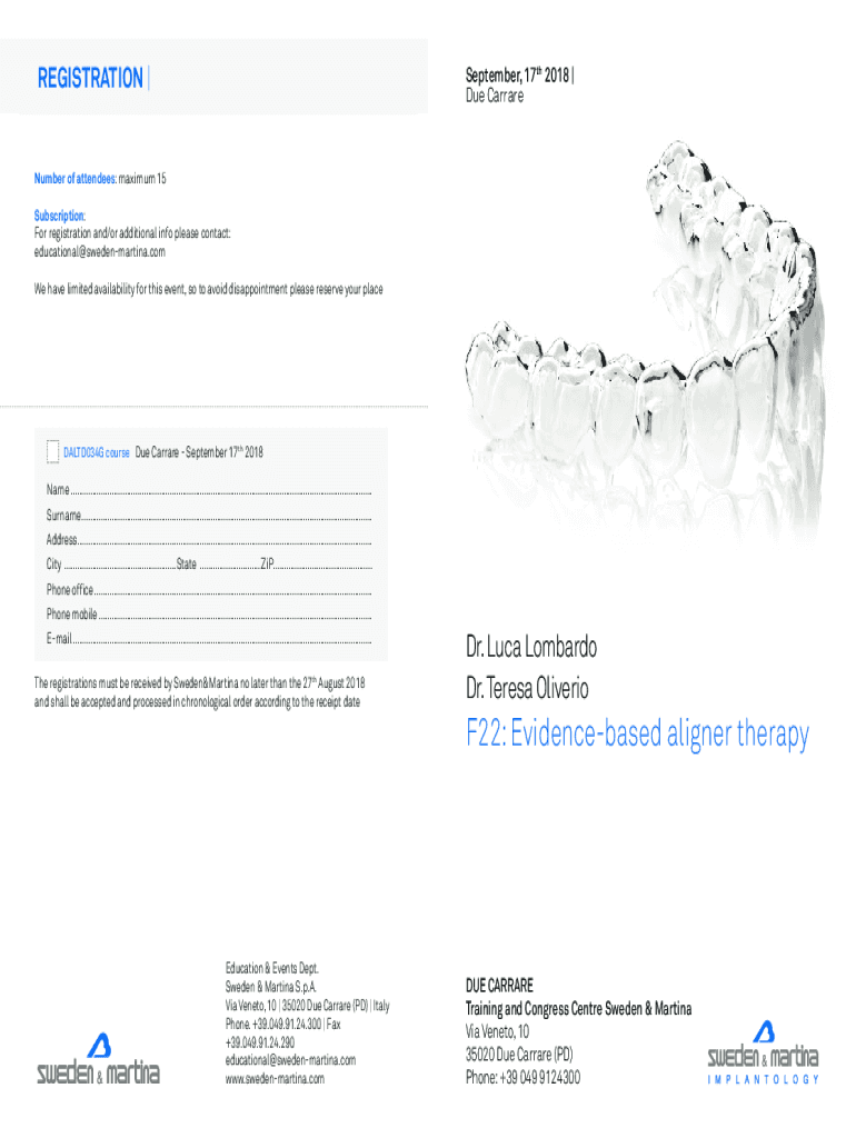 Fillable Online F22: Evidence-based aligner therapy Fax Email Print ...