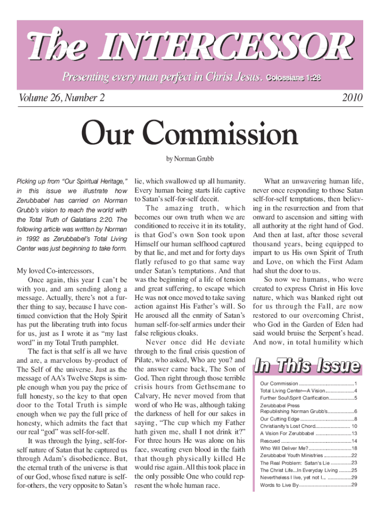 Fillable Online Intercessor-Vol.26 No.2 final Dickinson version.pdf Fax Email Print - pdfFiller