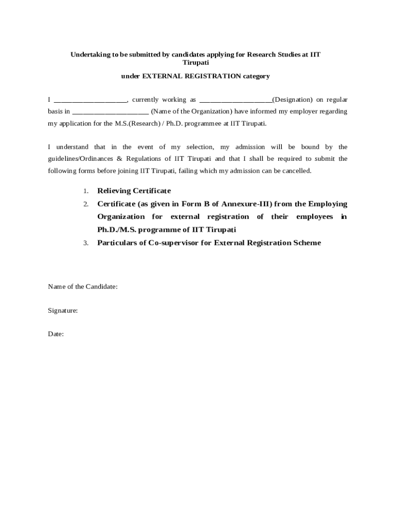 This is to be submitted to the Academic Section and ... - iittp ac Doc ...