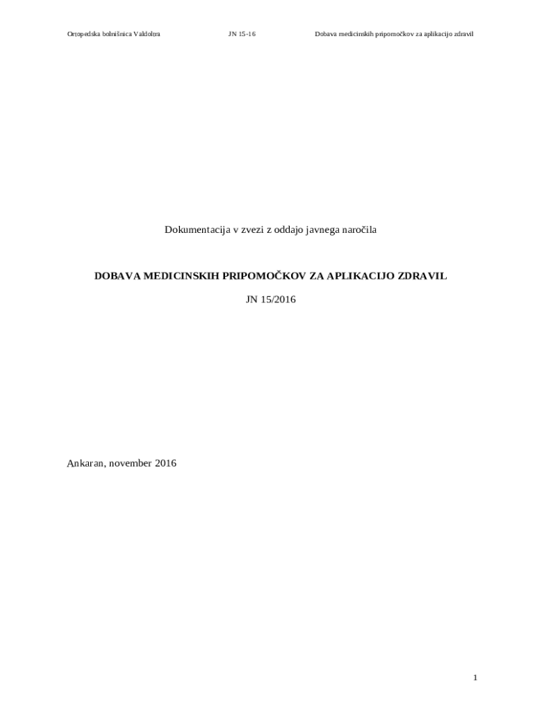 DOKUMENTACIJA V ZVEZI Z ODDAJO JAVNEGA ... - simbio Doc Template | pdfFiller