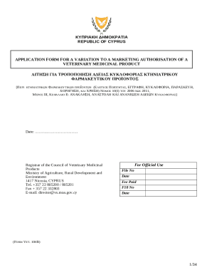 application for variation to a marketing authorisation human Doc Template | pdfFiller