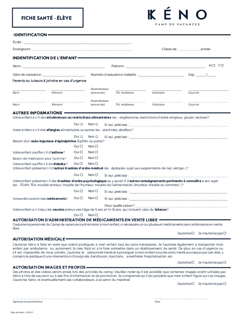 Remplissable En Ligne quesTionnaire enfanTs de moins de cinq ans republique ... Fax Email ...