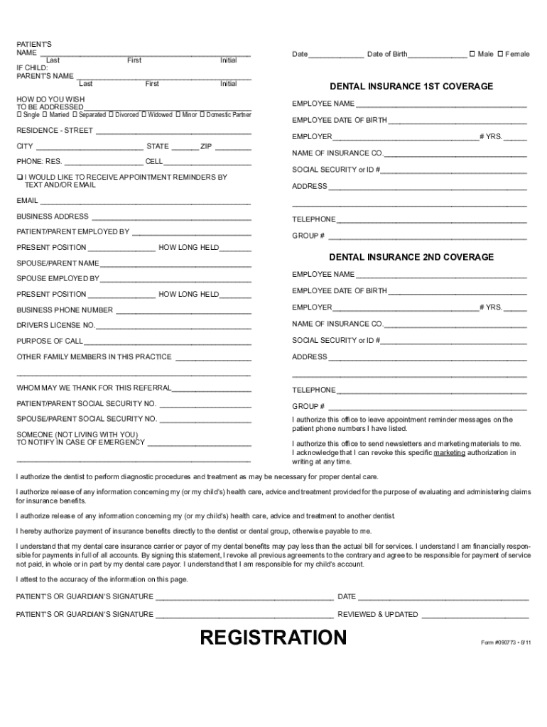 Fillable Online Kristin Newsom D.D.S, M.S. Child's full legal ... Fax Email Print - pdfFiller