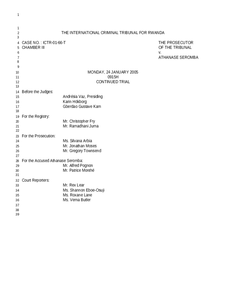 WITNESS CBR Doc Template | pdfFiller