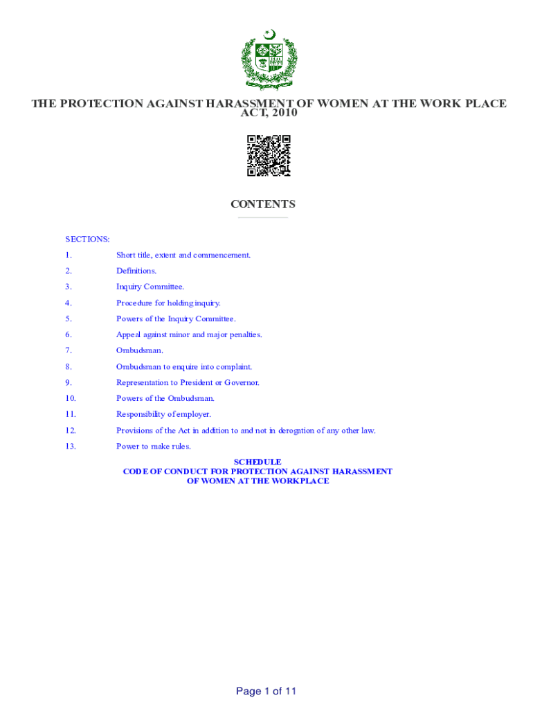 Fillable Online the protection against harassment of women at the ...