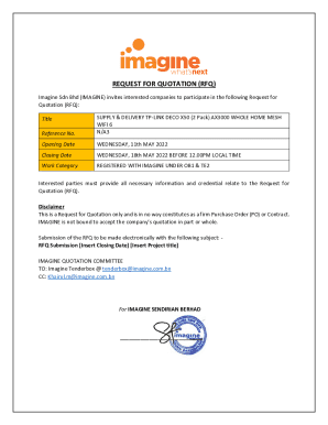 Fillable Online RFQ- Request for quotation Fax Email Print - pdfFiller