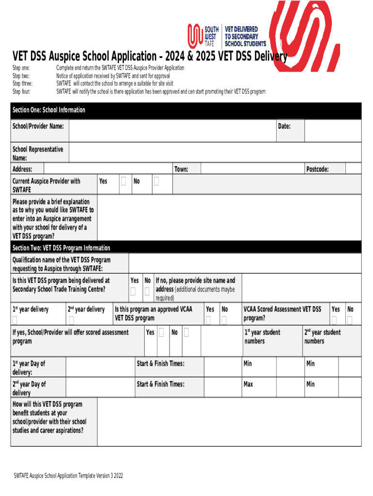 VET Delivery Secondary Students - s & Documents Doc Template | pdfFiller