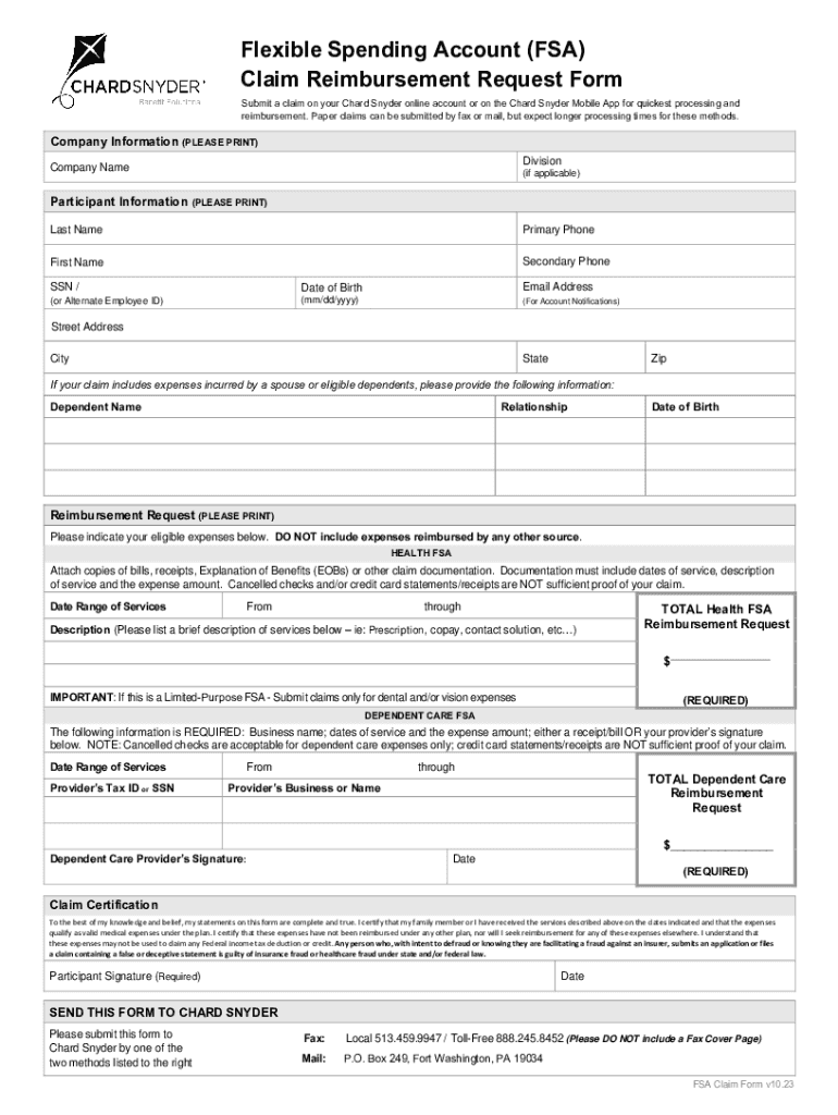 Fillable Online How do I receive reimbursements from my flexible ... Fax Email Print - pdfFiller