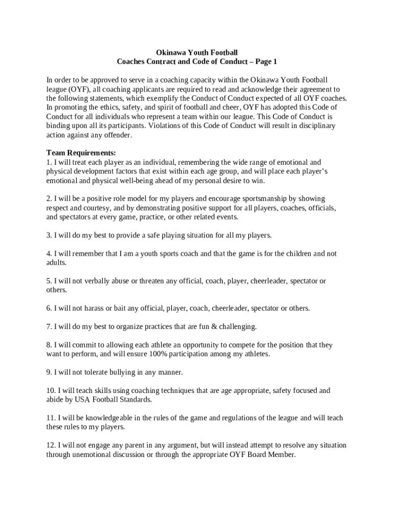 optimist youth football and cheer rules & regulations Doc Template ...