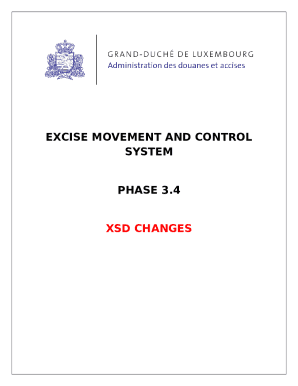 excise movement and control system phase 3.4 xsd changes Doc Template ...