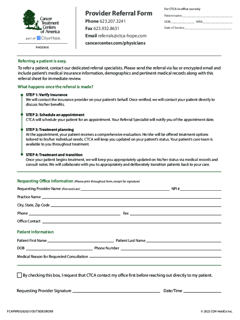 Fillable Online New Patient Referral Form Fax to: 205-330-3261 Fax ...