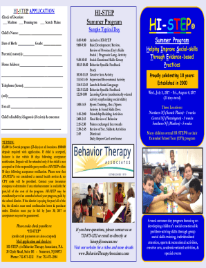 Fillable Online HI-STEP APPLICATION Fax Email Print - pdfFiller