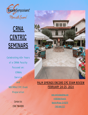 Fillable Online Core Module and CPC Review Courses LIVE! Fax Email ...