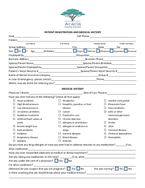 Fillable Online Pt InfoMed Hx Form.docx Fax Email Print - pdfFiller