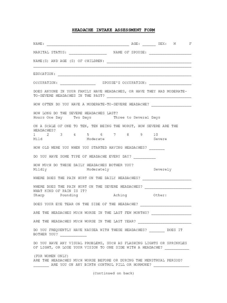 Fillable Online Adult Intake Form - Dr. Melanie Stone, Ph.D. Fax Email Print - pdfFiller